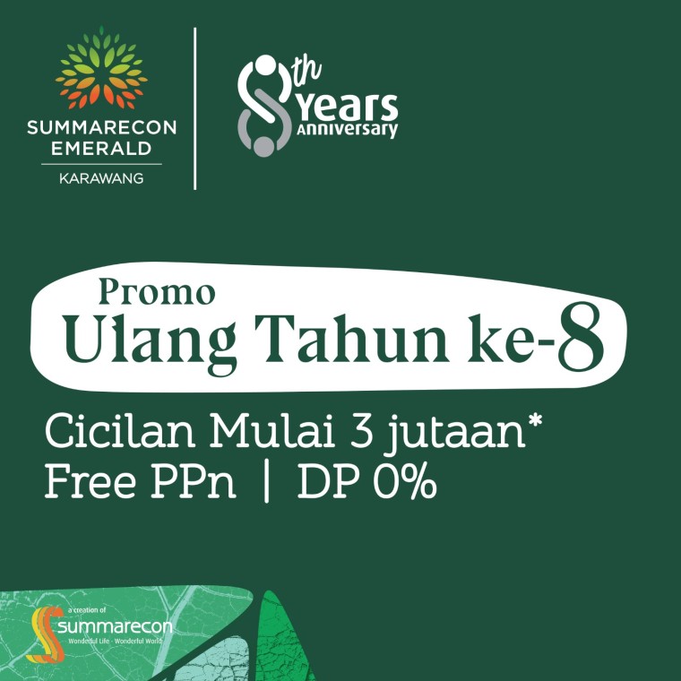 Summarecon Emerald Karawang hunian gaya kontemporer modern